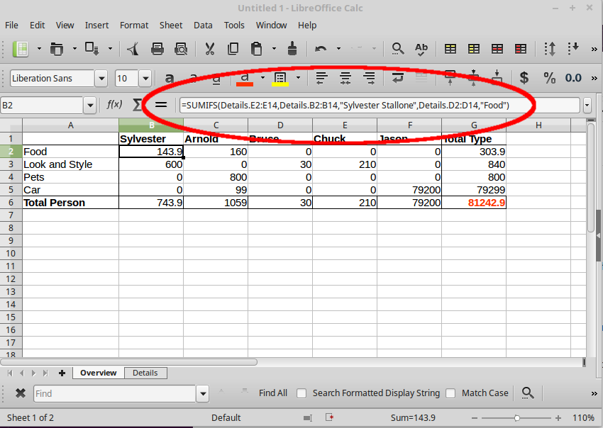 How To Use SUM Function Across Multiple Rows Matching Several Criteria 